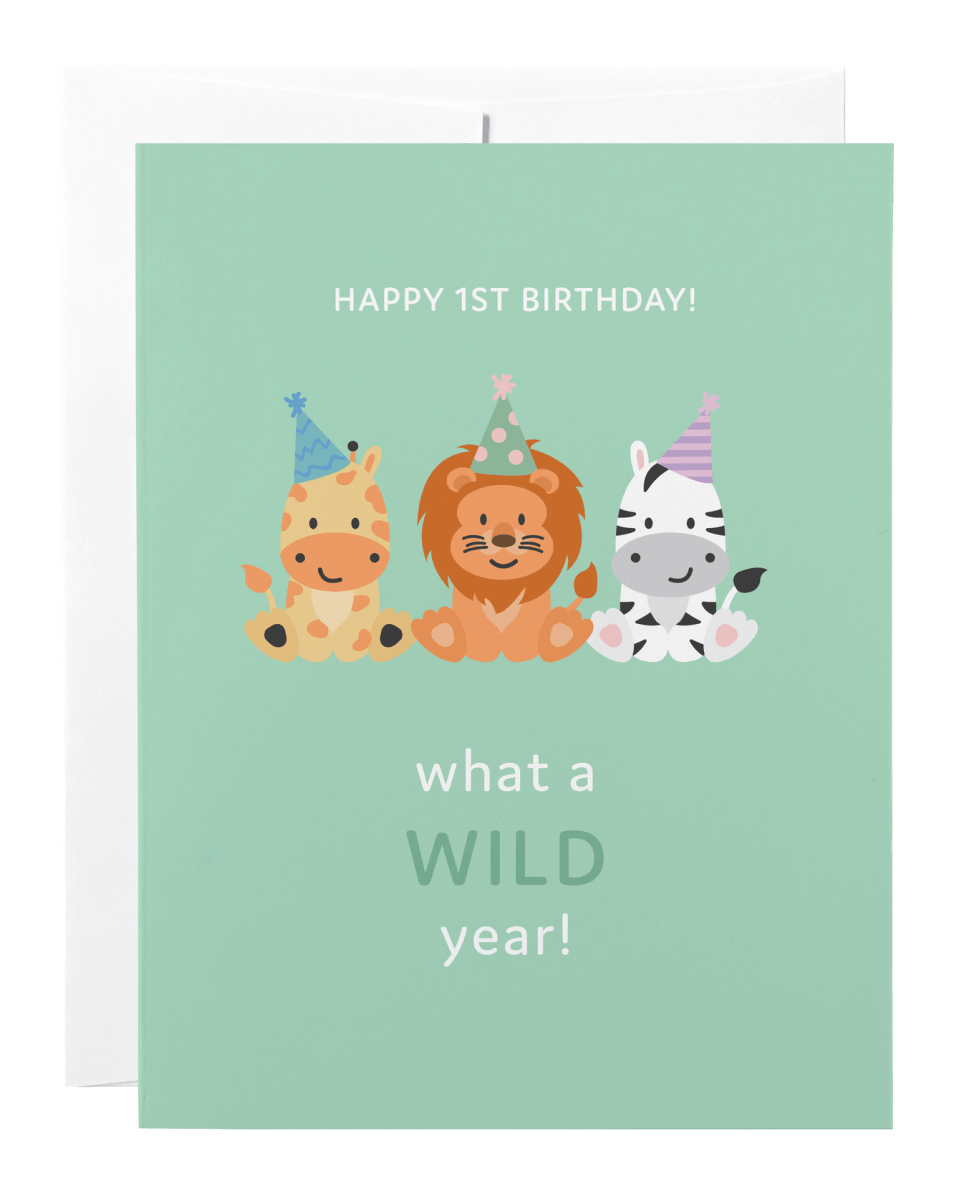 Wild Year | Birthday Card by Classy Cards | The Local Space